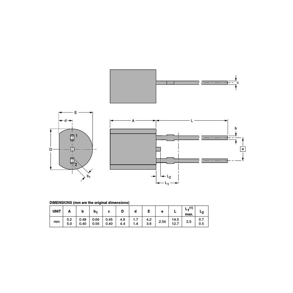 Temp.sensor 2000R +-1% TO92 - SENKTY81-210