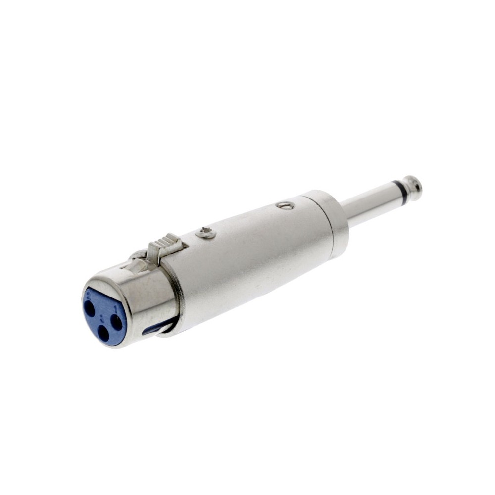 Adapter XLR utič. 6.3mm mono utikac - UTAXLRZ63M