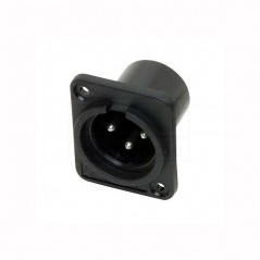 Utikac XLR sasijski plast.3pol.Cliff - UTXLRPMS