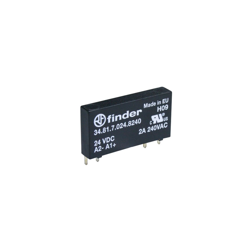 Slim SSR 1NO 2A 24VDC/240VAC FINDER - RELF34.81.7.024.8240
